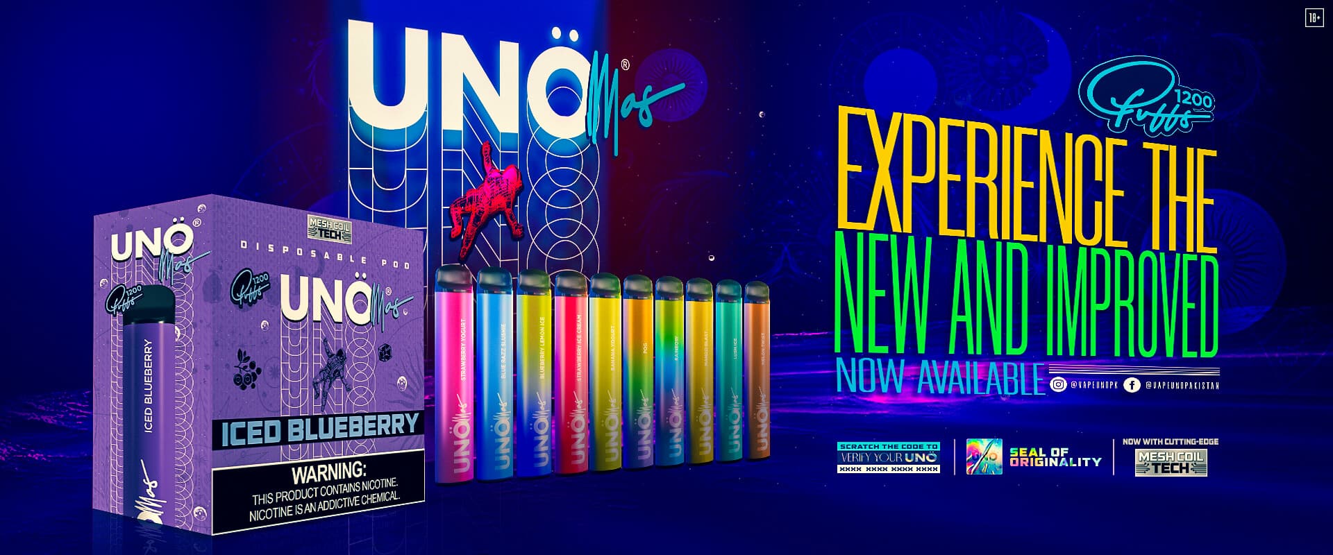 Buy Best UNO Disposable Vapes & Skol Juul Pods in Pakistan